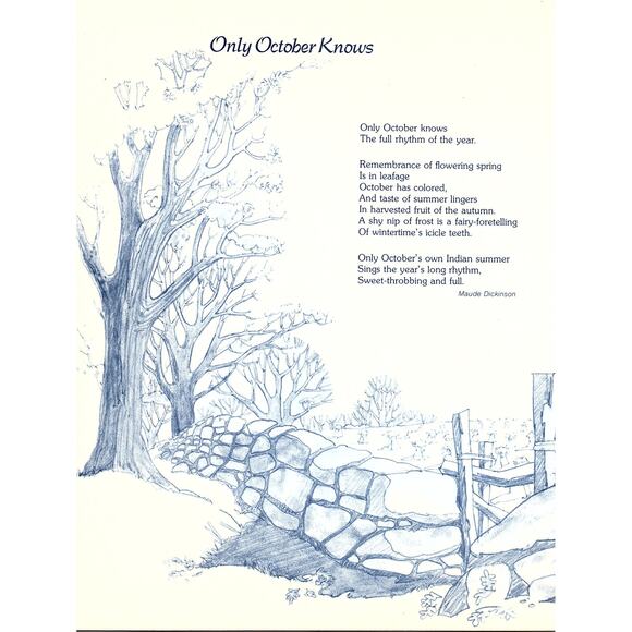 None and/or Unknown | Other | Only October Knows Maude Dickinson 97s ...